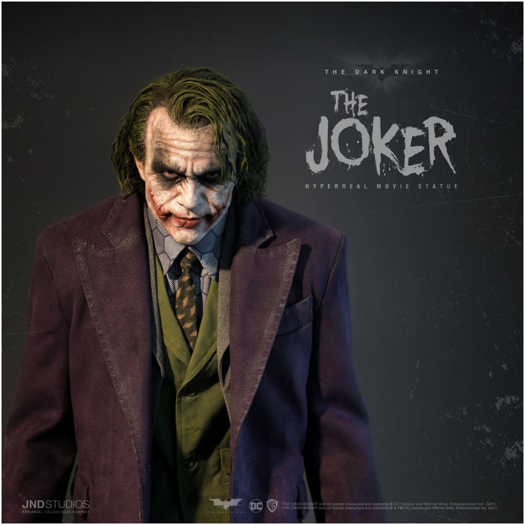 The Dark Knight JND Joker Hyperreal Movie Statue – Comic Concepts