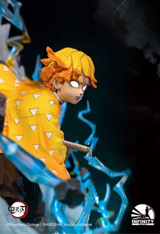 Kimetsu No Yaiba Demon Slayer Agatsuma Zenitsu Statue - Comic Concepts