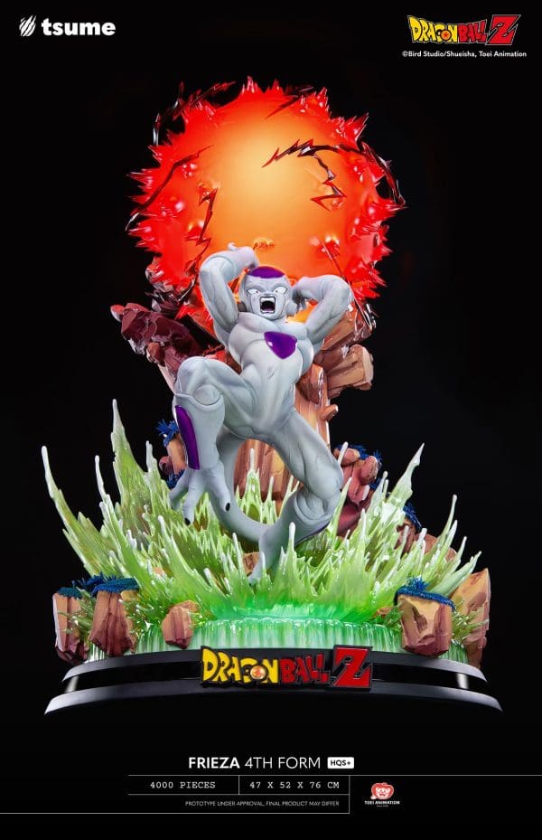 Dragon Ball Z: HQS Plus Frieza 4th Form 1/4 Scale Limited Edition ...