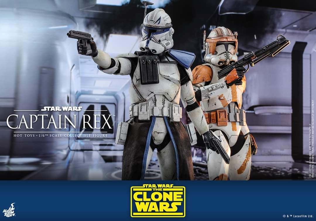 The Clone Wars Captain Rex Sixth Scale Figure - Comic Concepts