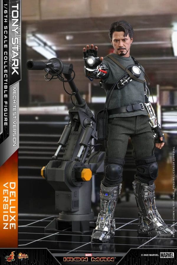Iron Man Tony Stark Mech Test Version Sixth Scale Figure - Comic Concepts