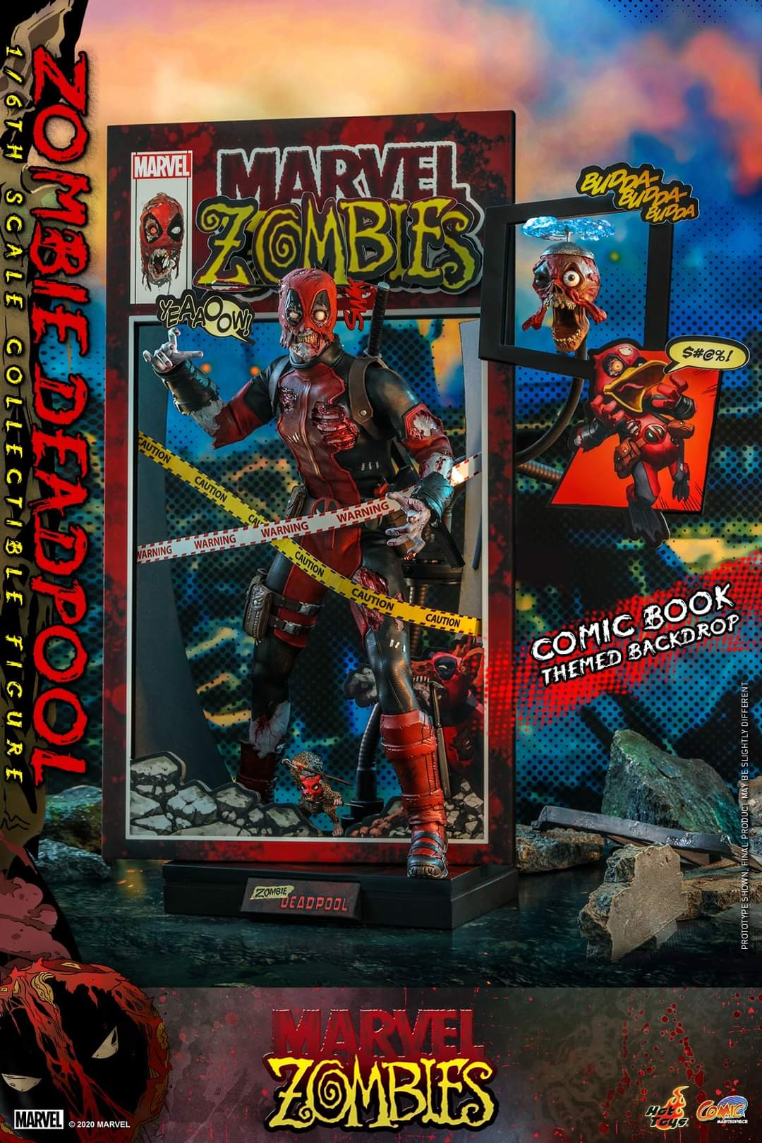 Marvel : Zombie Deadpool 1/6 Scale Figure - Comic Concepts
