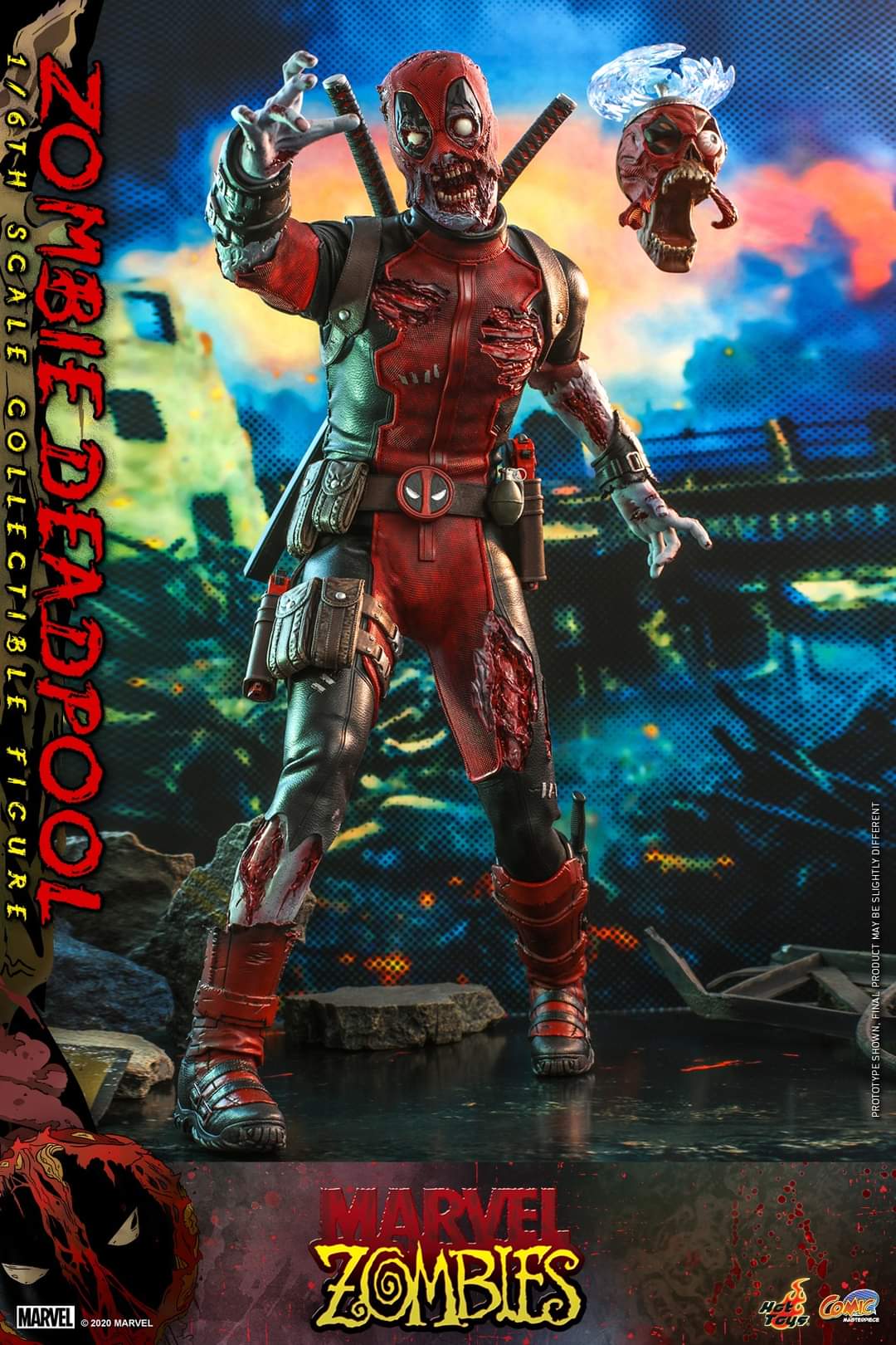 Marvel : Zombie Deadpool 1/6 Scale Figure - Comic Concepts