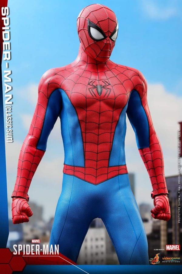 Classic Suit Spider-Man Sixth Scale Figure – Comic Concepts