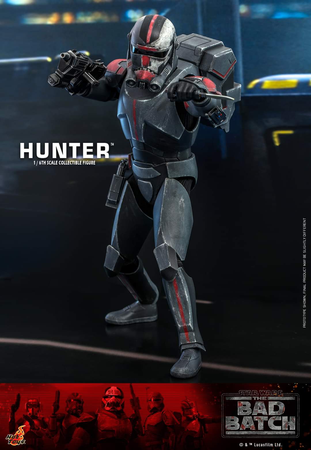 The Bad Batch Hunter Sixth Scale Figure - Comic Concepts