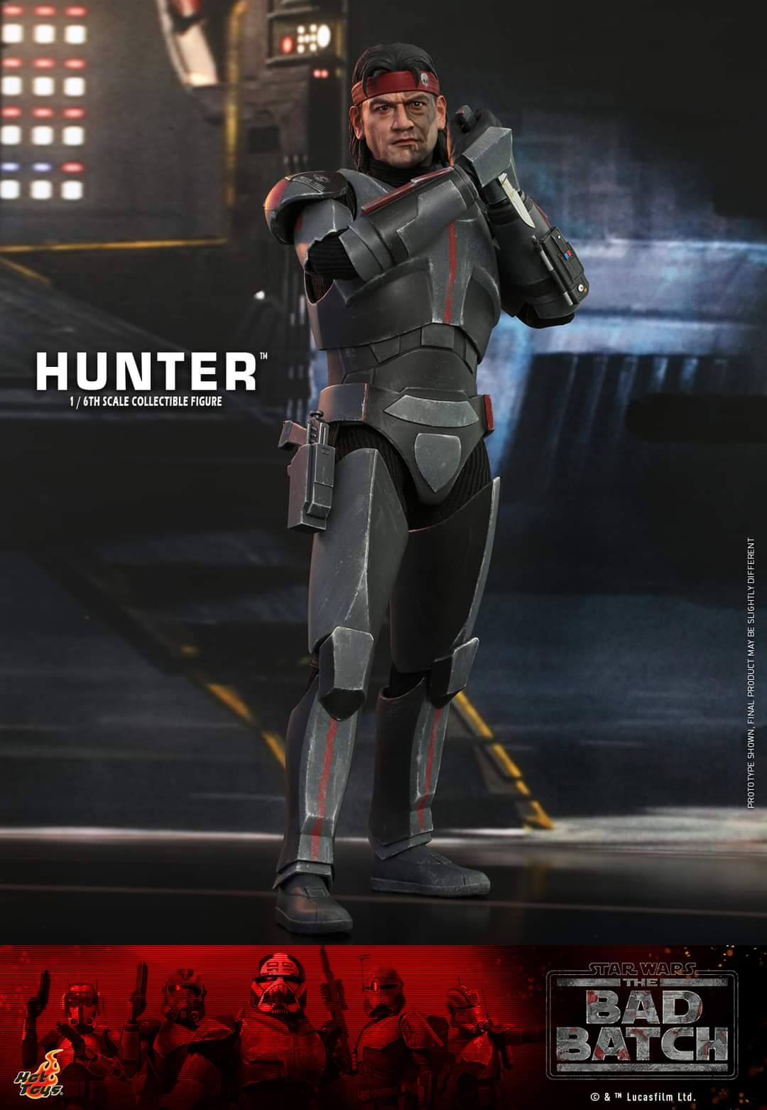 The Bad Batch Hunter Sixth Scale Figure - Comic Concepts