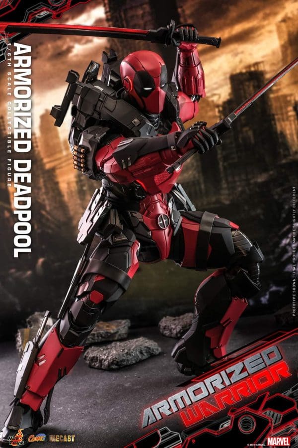 Armorized Deadpool Sixth Scale Figure – Comic Concepts