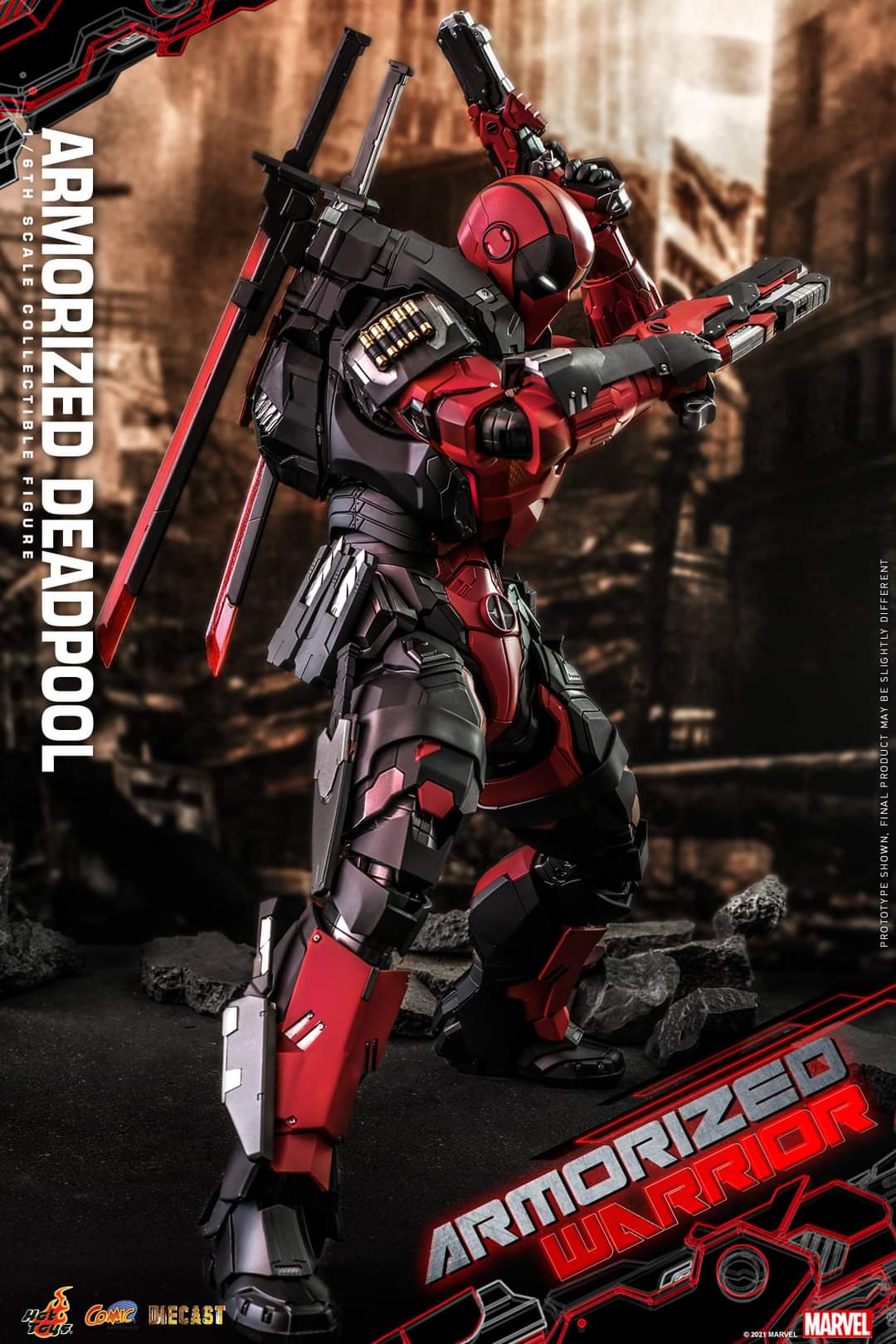 Armorized Deadpool Sixth Scale Figure - Comic Concepts