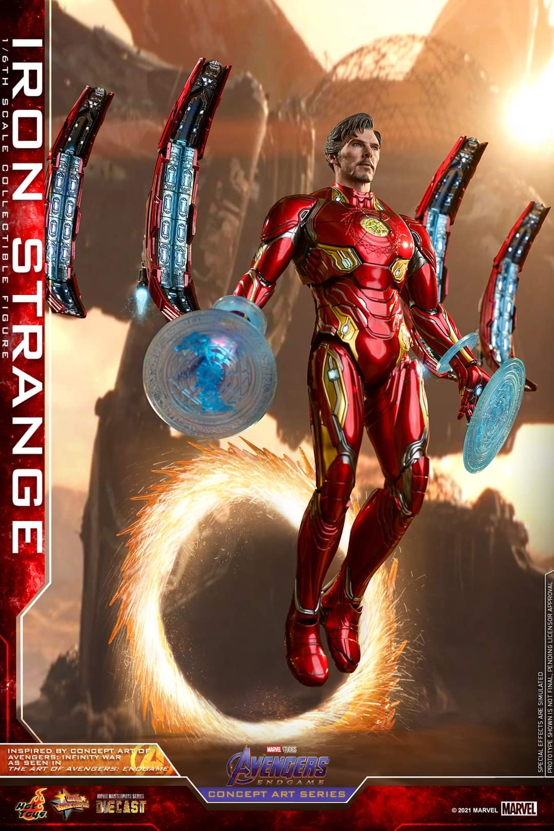 Concept Art Series Iron Strange Figure - Comic Concepts