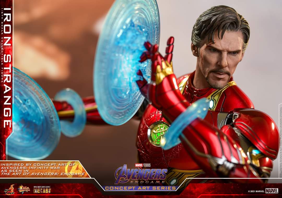 Concept Art Series Iron Strange Figure - Comic Concepts