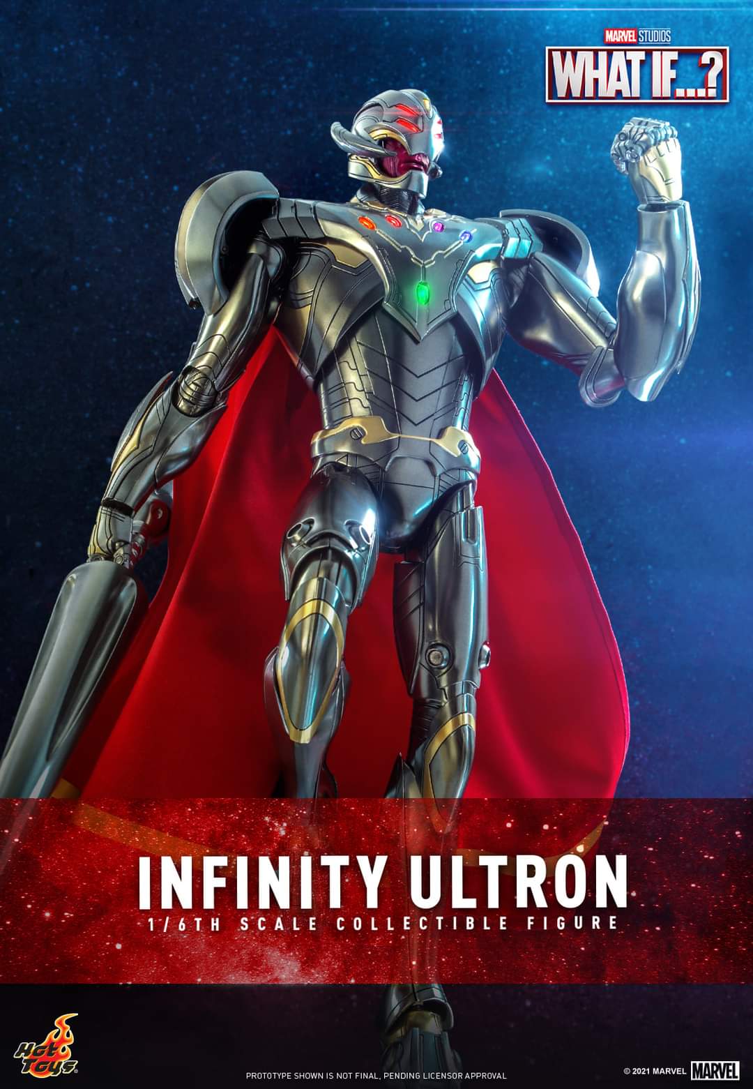 Hot Toys Marvel What If...? Infinity Ultron Sixth Scale Figure - Comic ...