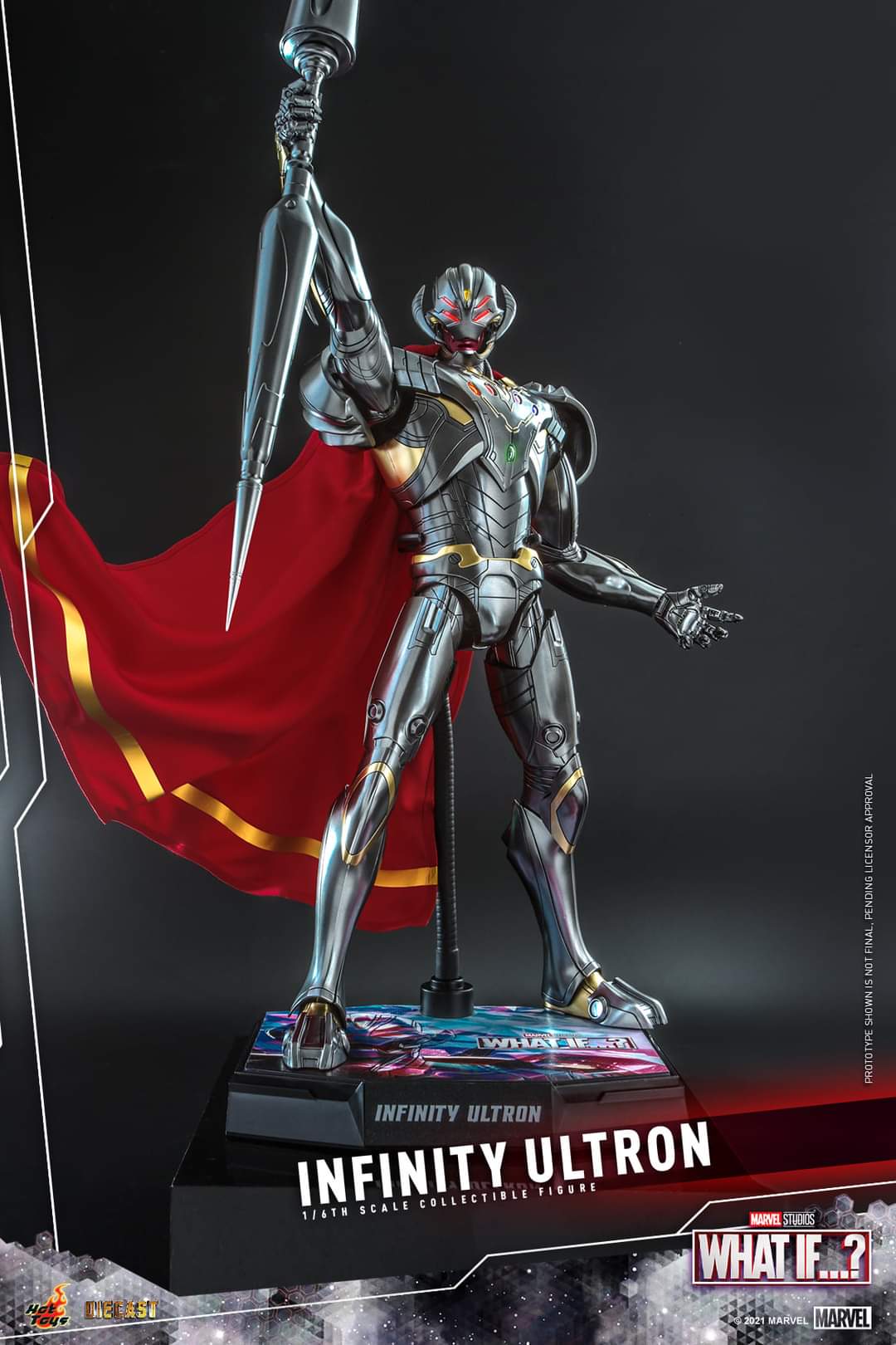 Hot Toys Marvel What If...? Infinity Ultron Sixth Scale Figure - Comic ...
