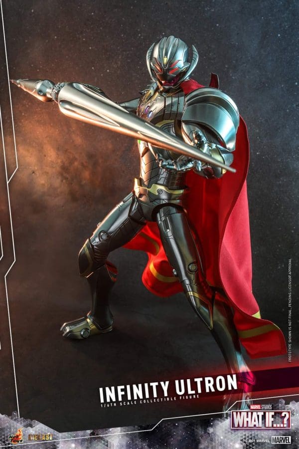 Hot Toys Marvel What If…? Infinity Ultron Sixth Scale Figure – Comic ...