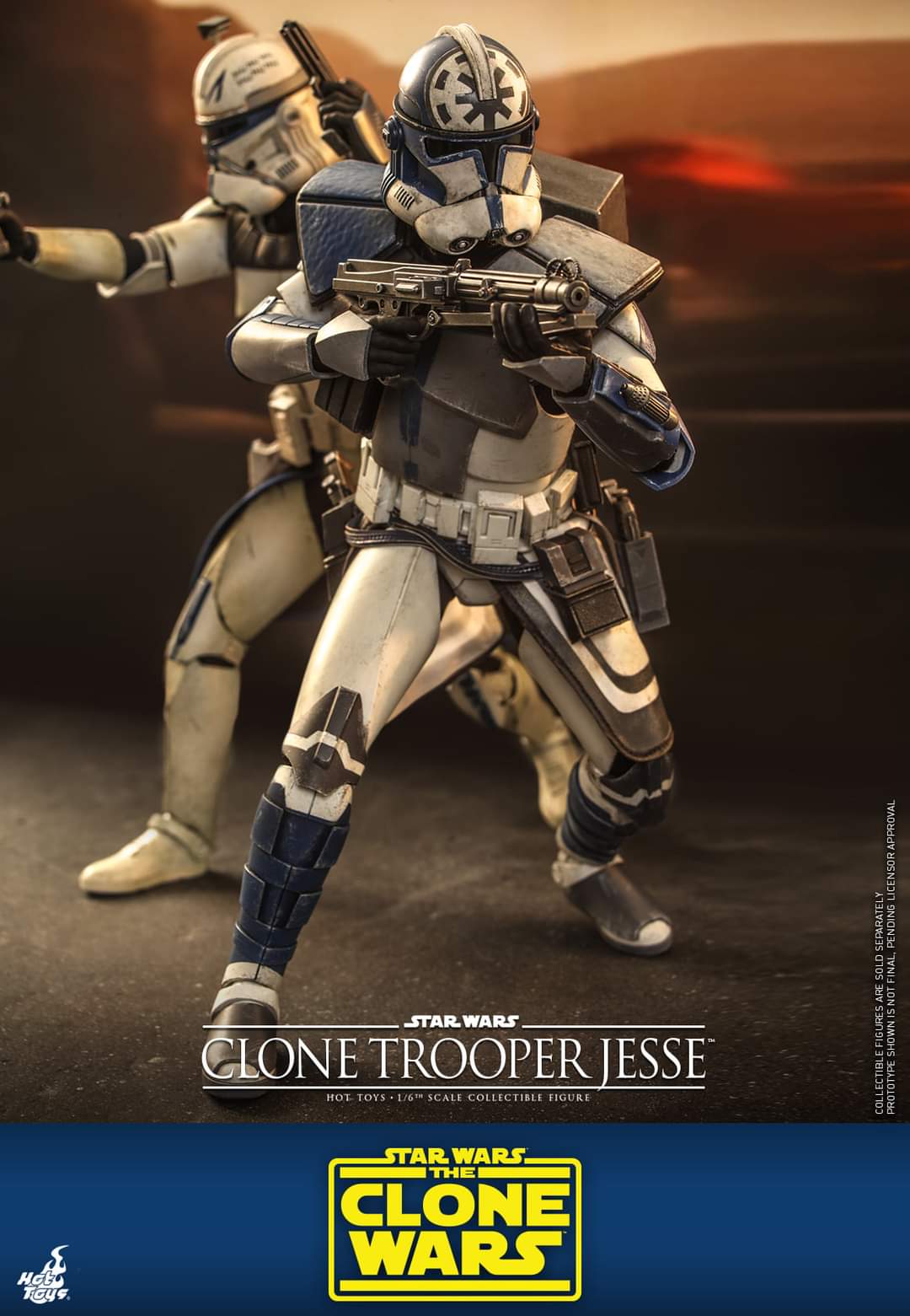 Star Wars The Clone Wars Clone Trooper Jesse Sixth Scale Figure - Comic ...