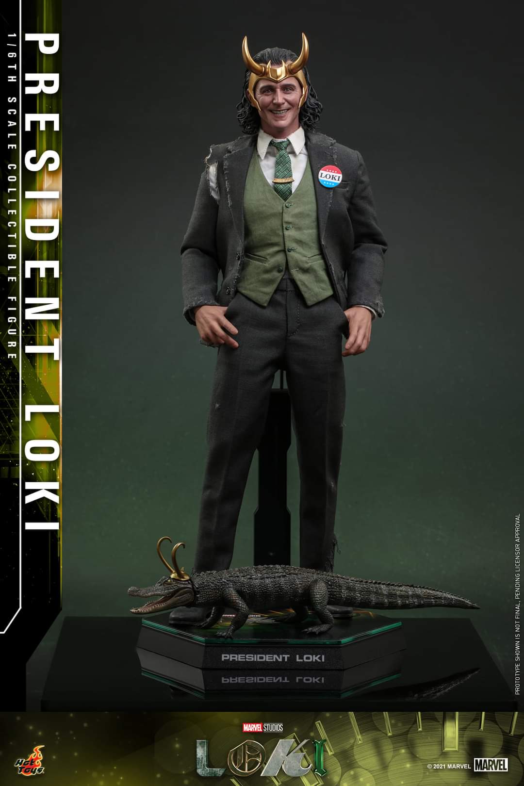 President Loki and Alligator Loki Sixth Scale Figure - Comic Concepts