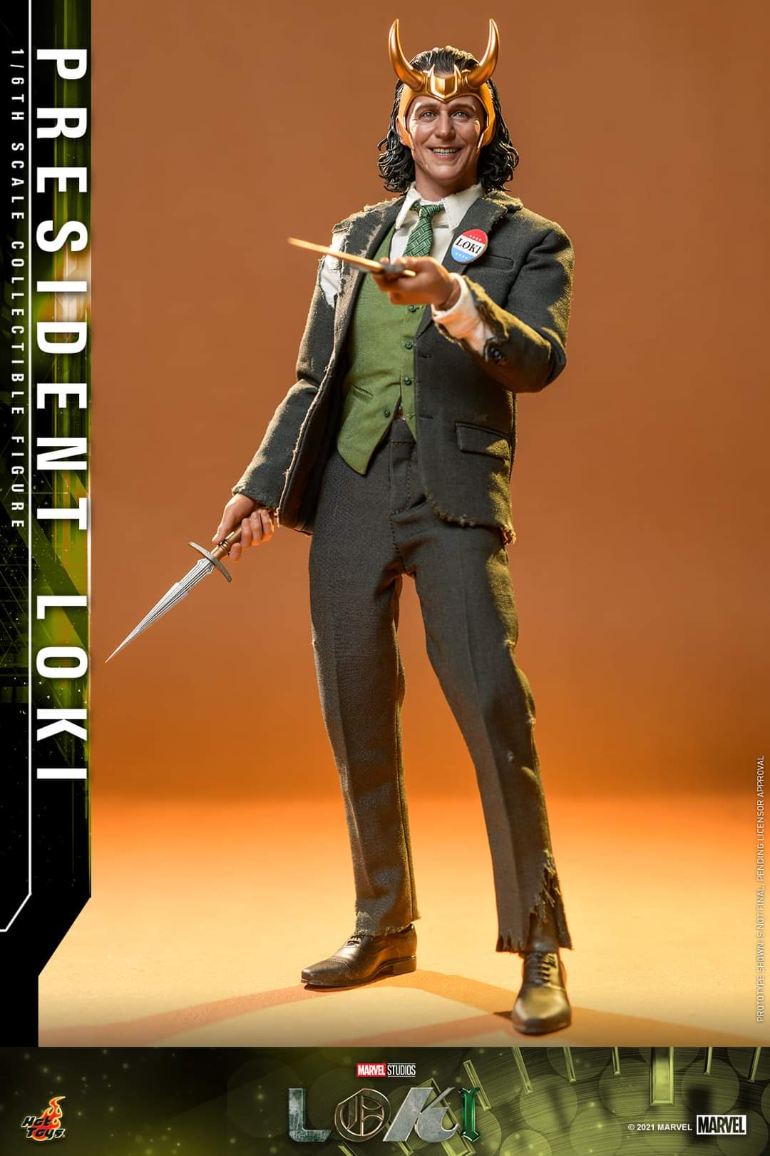President Loki and Alligator Loki Sixth Scale Figure - Comic Concepts