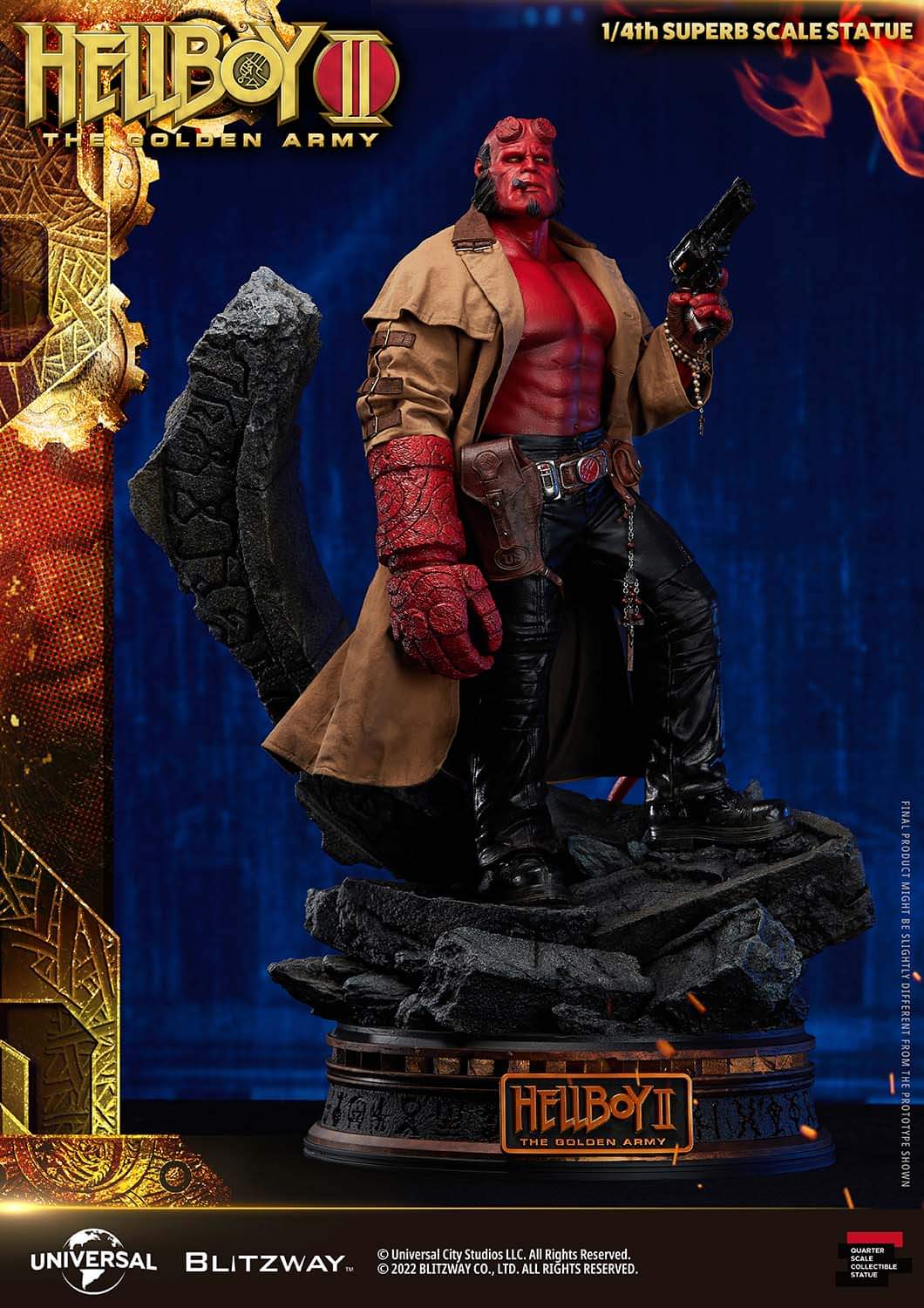 Hellboy Statue The Golden Army 1/4 Superb Scale - Comic Concepts