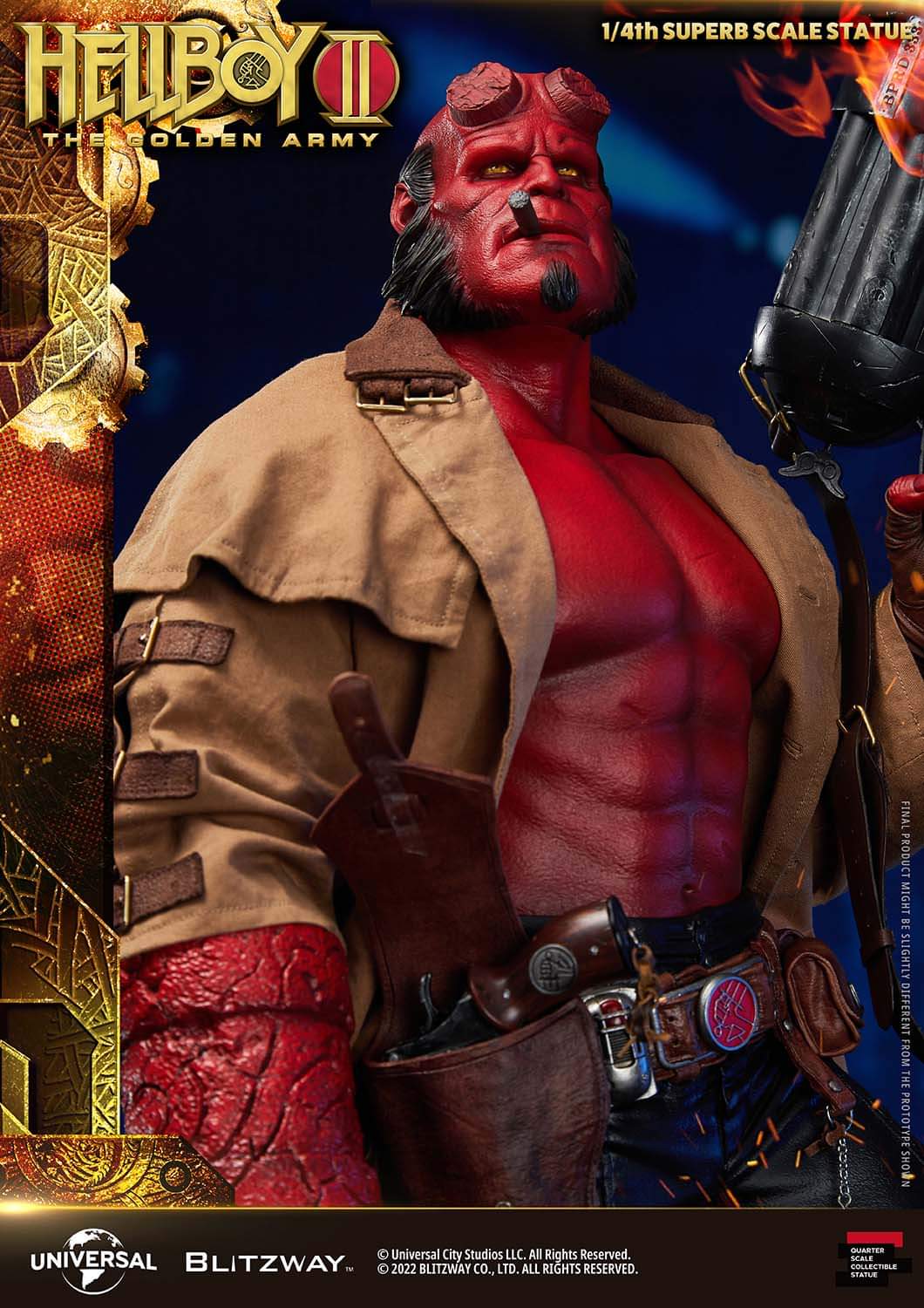 Hellboy Statue The Golden Army 1/4 Superb Scale - Comic Concepts