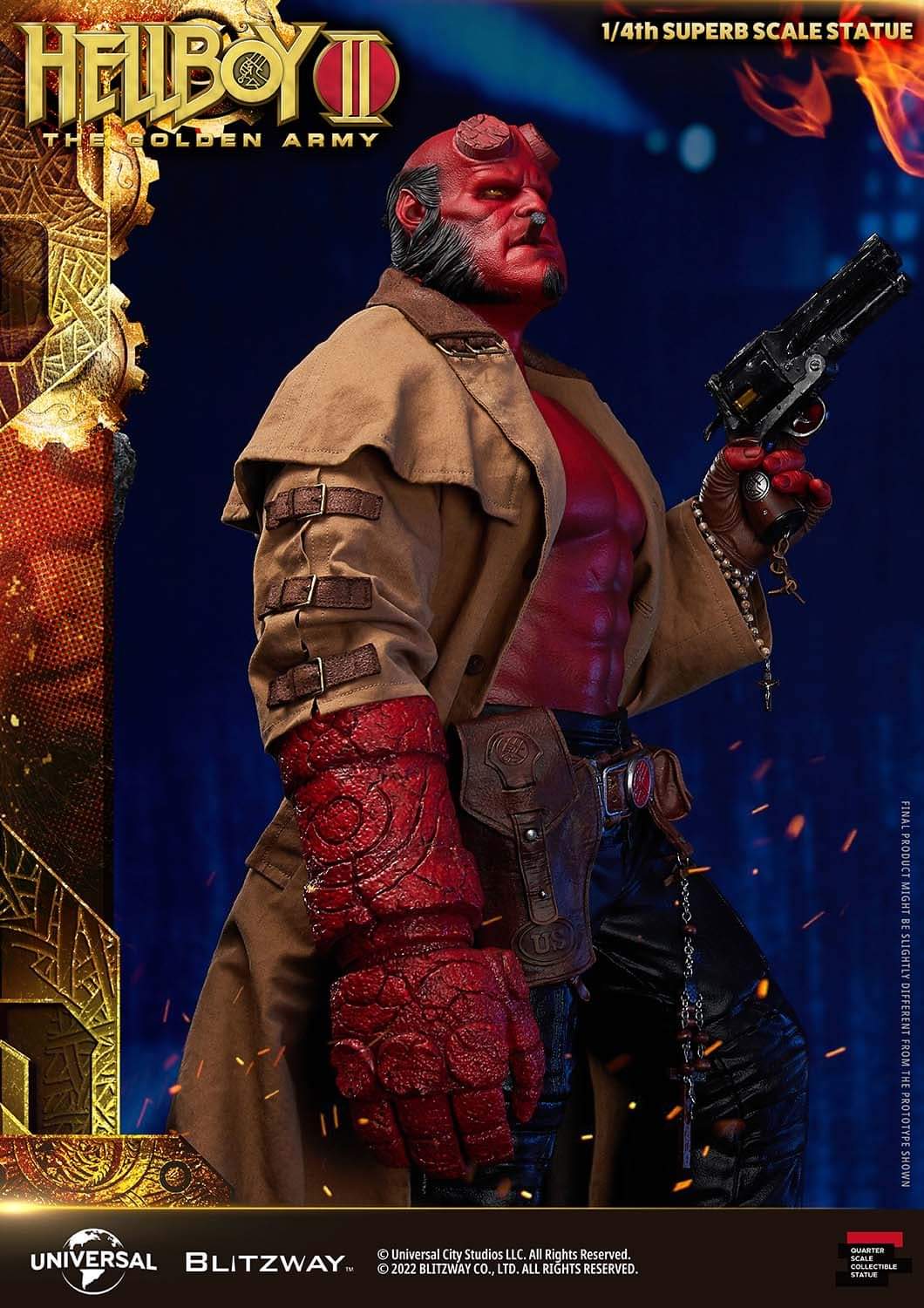 Hellboy Statue The Golden Army 1/4 Superb Scale - Comic Concepts