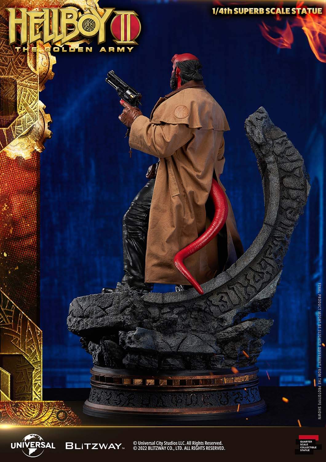 Hellboy Statue The Golden Army 1/4 Superb Scale - Comic Concepts