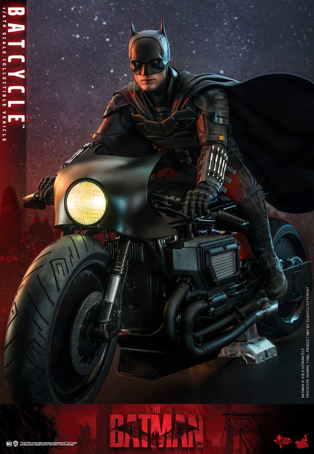 The Batman Batcycle Sixth Scale Vehicle Collectible - Comic Concepts