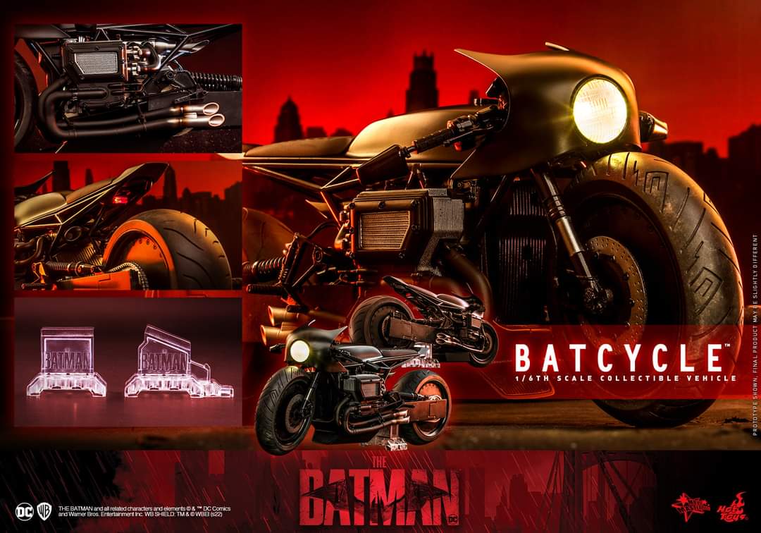 The Batman Batcycle Sixth Scale Vehicle Collectible - Comic Concepts