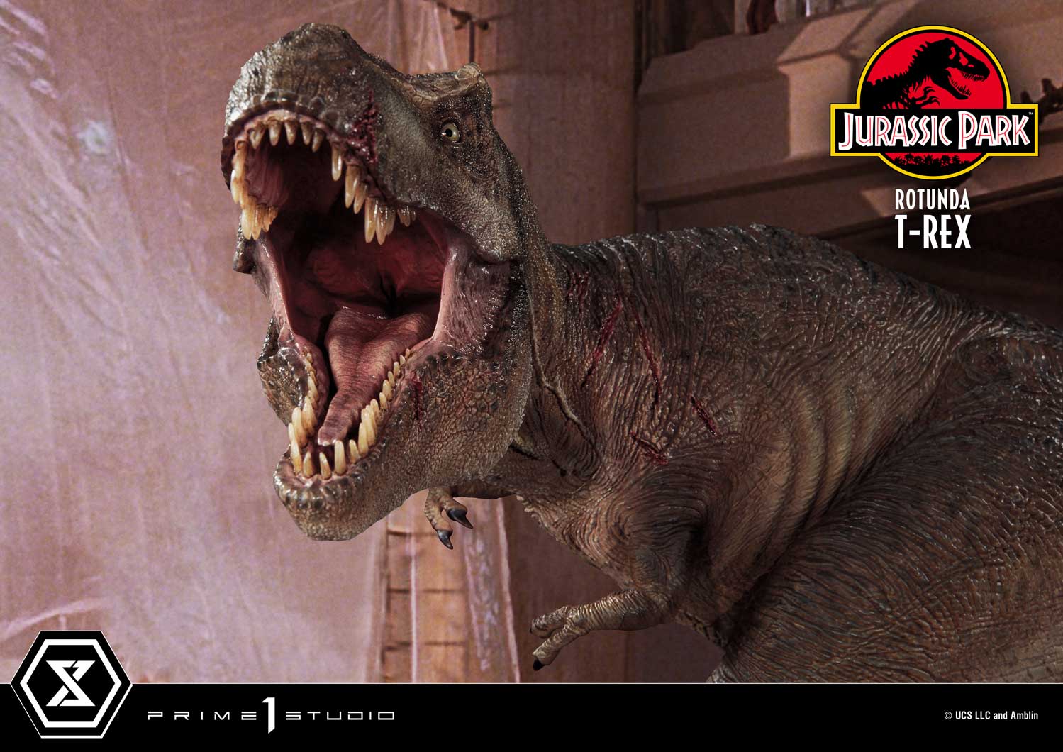 Prime 1 Studio Jurassic Park T-Rex Statue Rotunda Legacy Museum ...