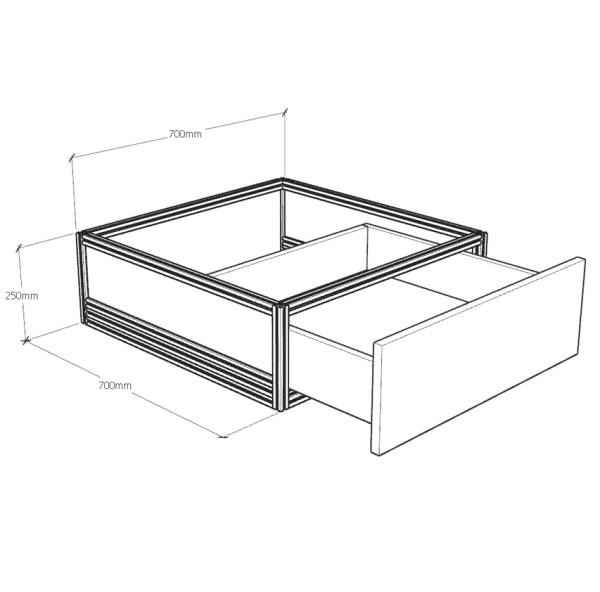 Moducase MAX Series Display Case Riser and Drawer - Comic Concepts