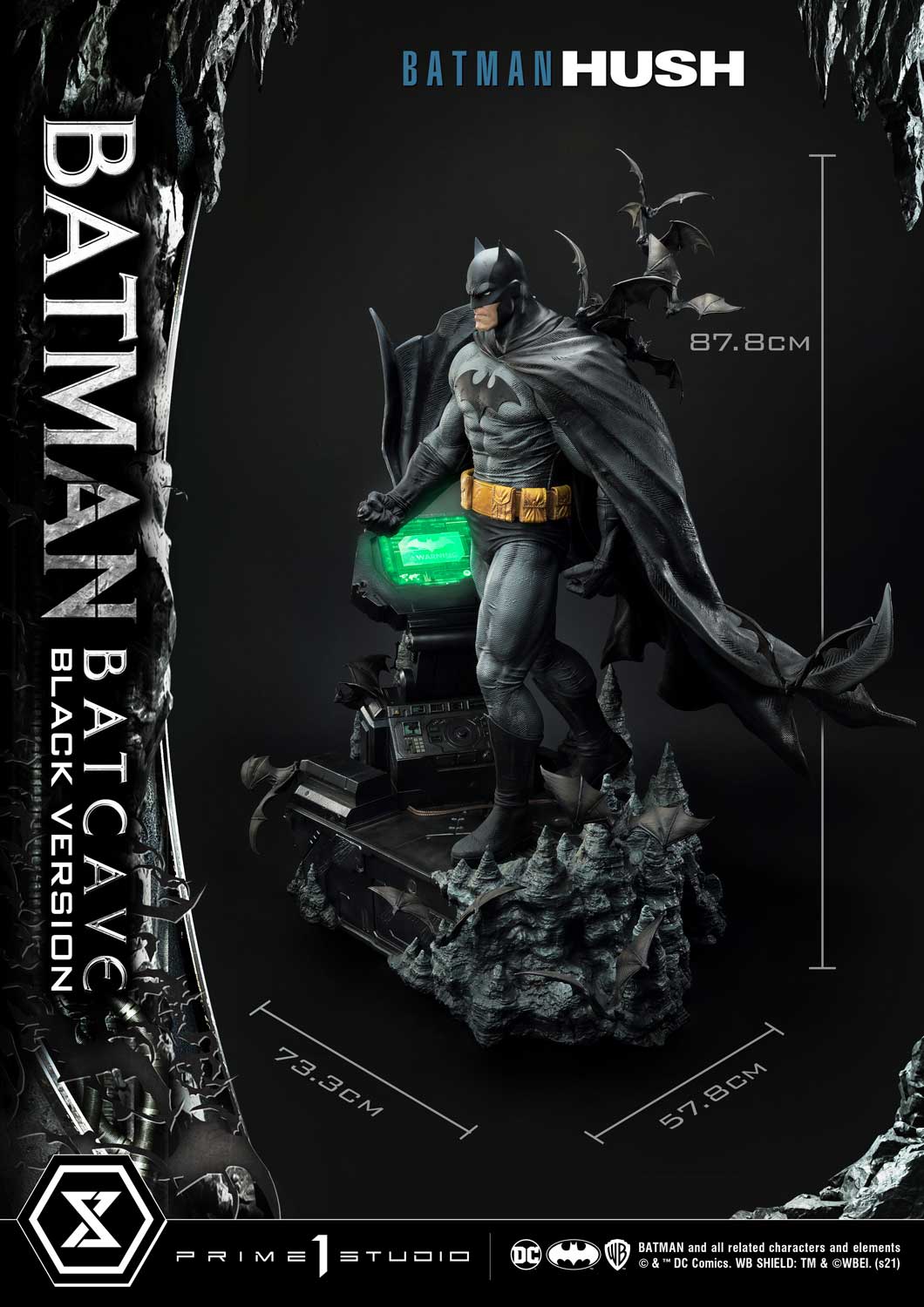 Batman Batcave Black Variant 1:3 Scale Statue Diorama - Comic Concepts