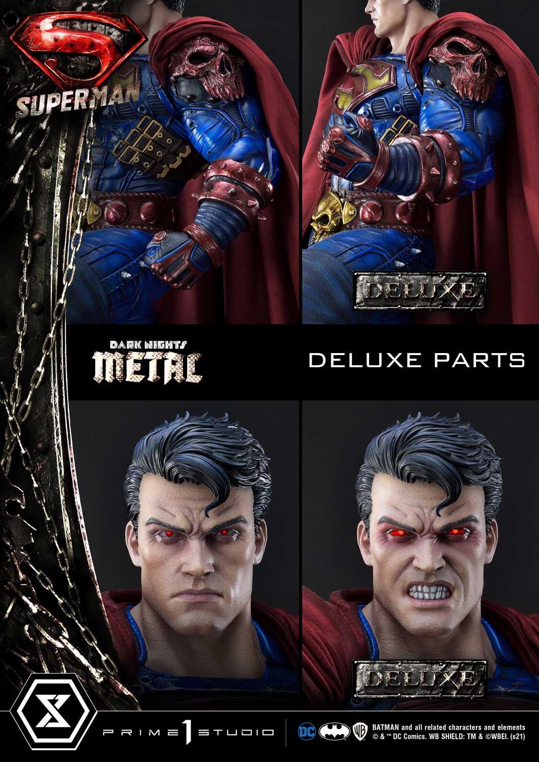 Prime 1 Studio Dark Nights Metal Superman Statue - Comic Concepts