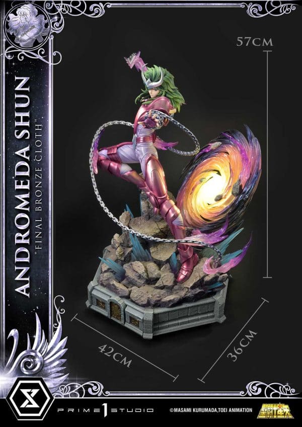 Saint Seiya Andromeda Shun Statue Final Bronze Cloth 1/4 Scale - Comic Concepts