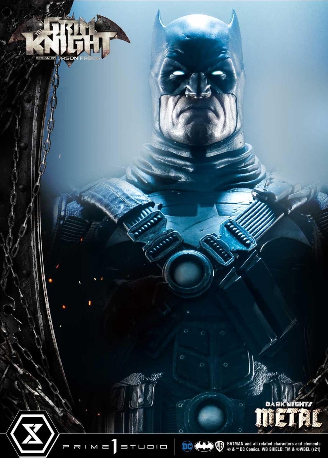 Prime 1 Studio Dark Nights Metal The Grim Knight Statue - Comic Concepts