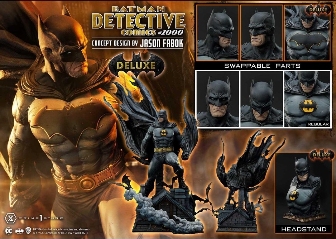 DC Comics Batman #1000 Statue Concept Design By Jason Fabok - Comic ...
