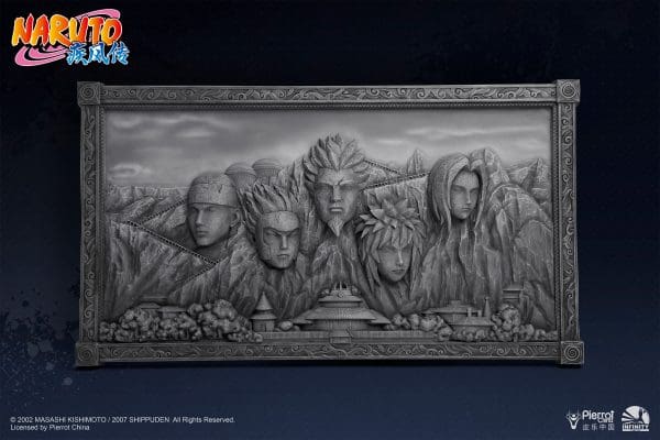 Naruto Shippuden : Hokage Rock 3D Art Frame Stone Variant – Comic Concepts