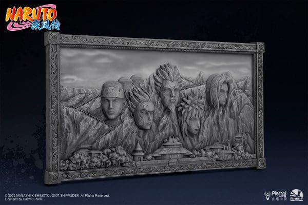 Naruto Shippuden : Hokage Rock 3D Art Frame Stone Variant – Comic Concepts