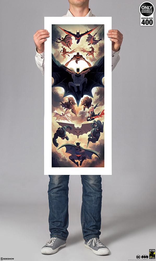 Batman Legacy Exclusive 80th Anniversary Fine Art Print (Unframed ...