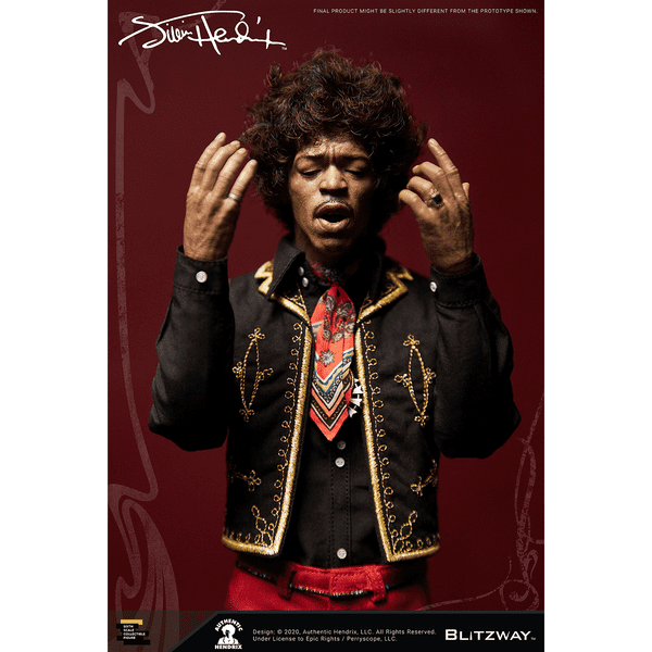 Jimi Hendrix Sixth Scale Figure - Comic Concepts
