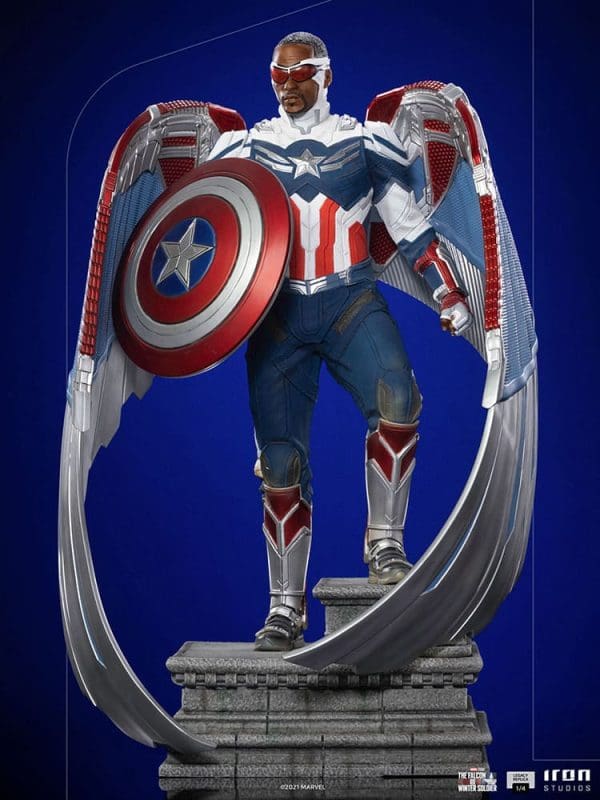 Falcon and The Winter Soldier: Captain America (Sam Wilson) Statue ...