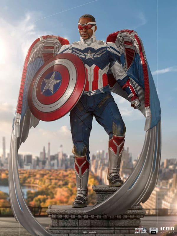 Falcon and The Winter Soldier: Captain America (Sam Wilson) Statue ...