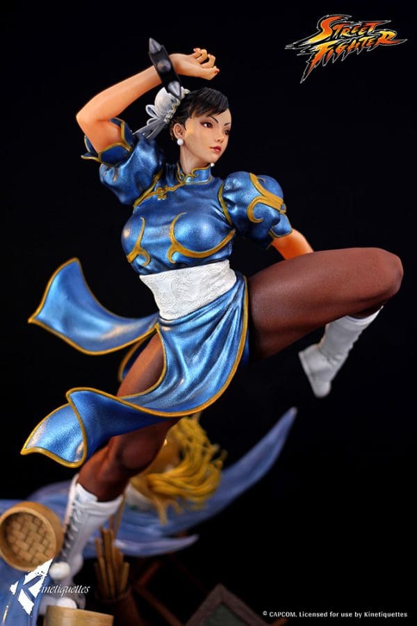 Kinetiquettes Chun-Li Artgerm Statue Diorama Concept Street Fighter V ...