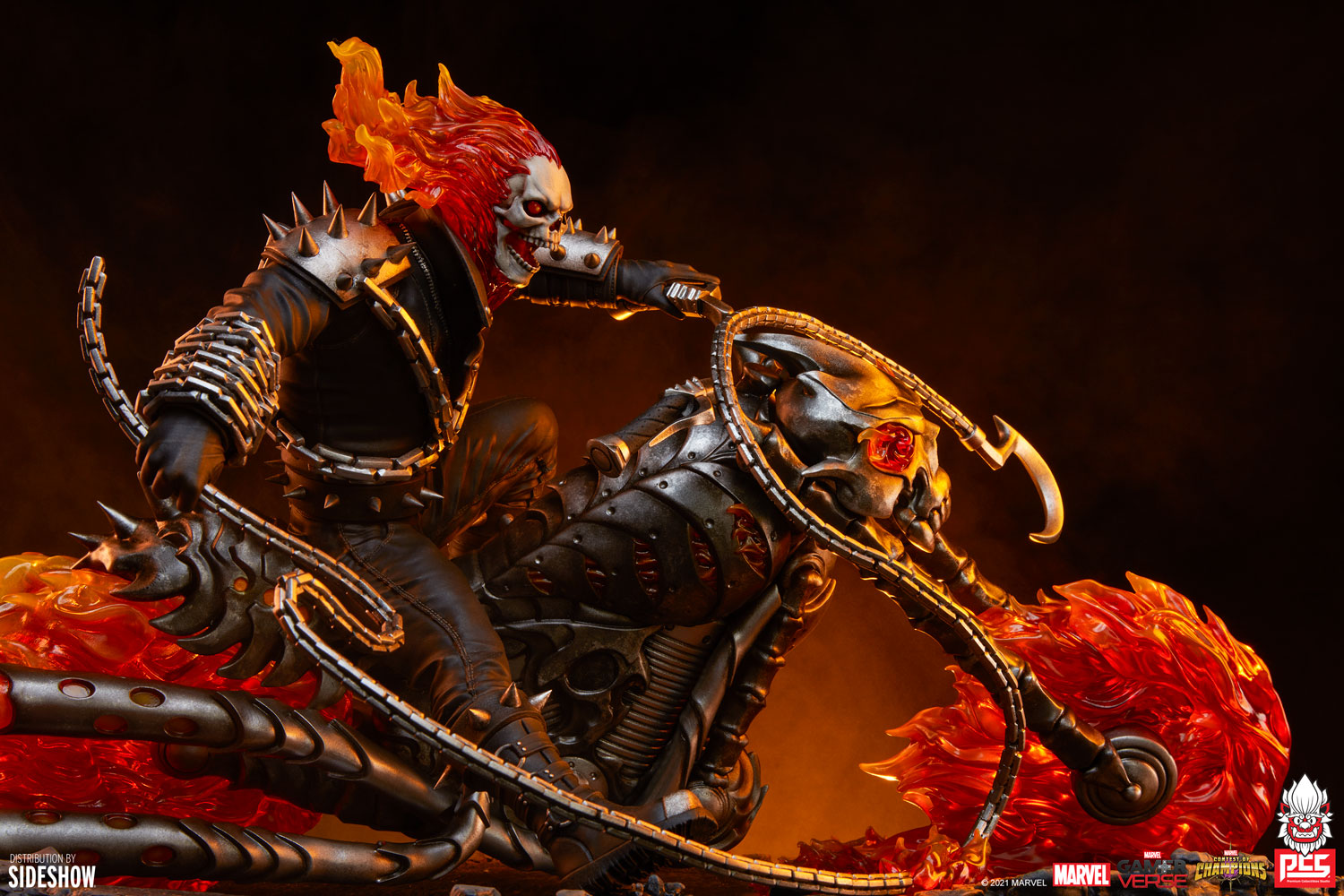 Ghost Rider Sixth Scale Diorama Statue - Comic Concepts