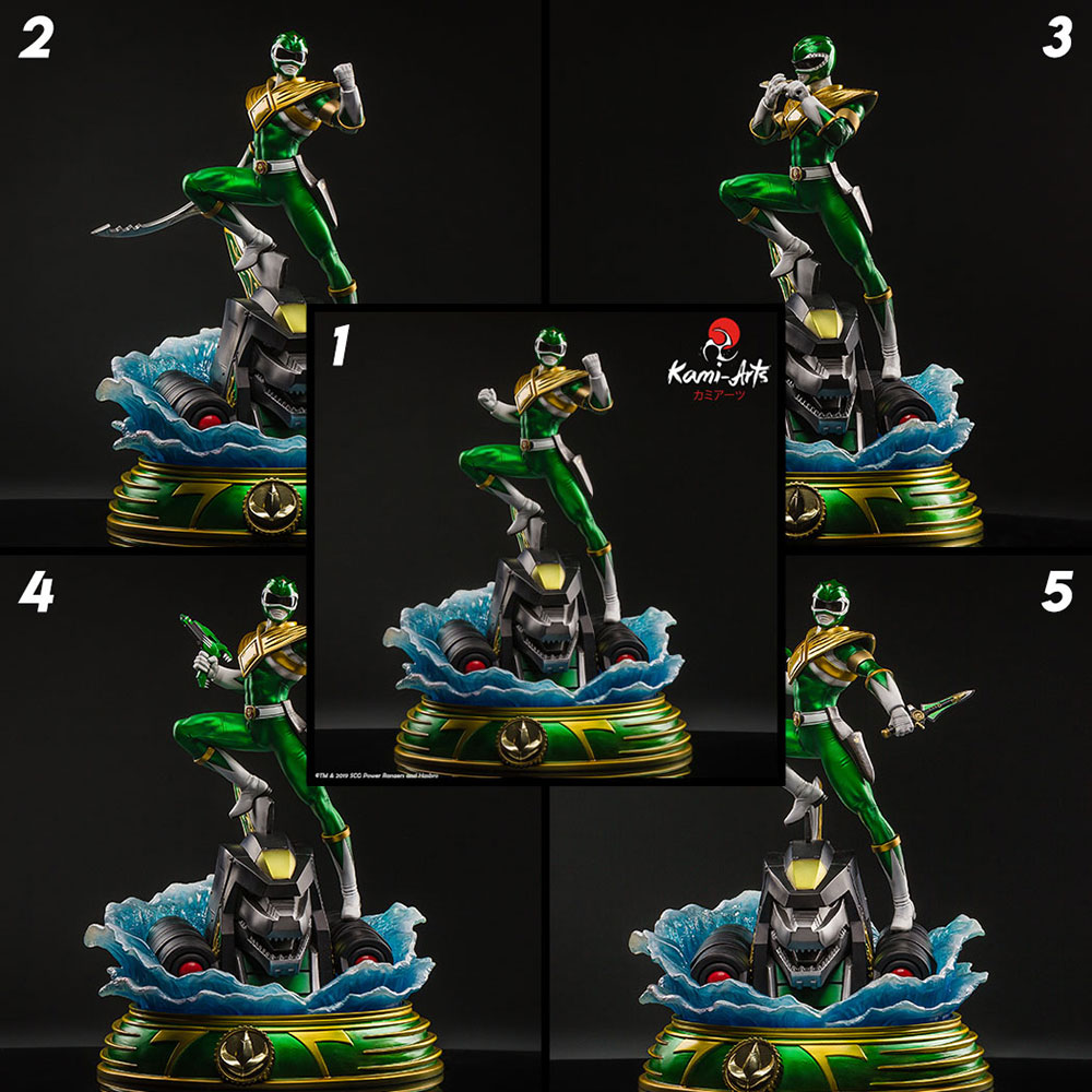 Kami Arts Green Power Ranger Statue - Comic Concepts