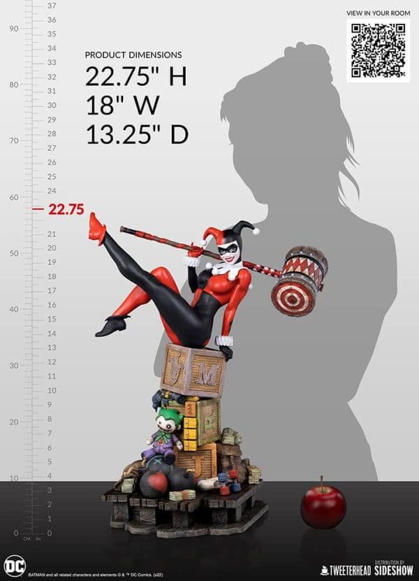 Tweeterhead Batman : Harley Quinn 1/4 Scale Maquette – Comic Concepts