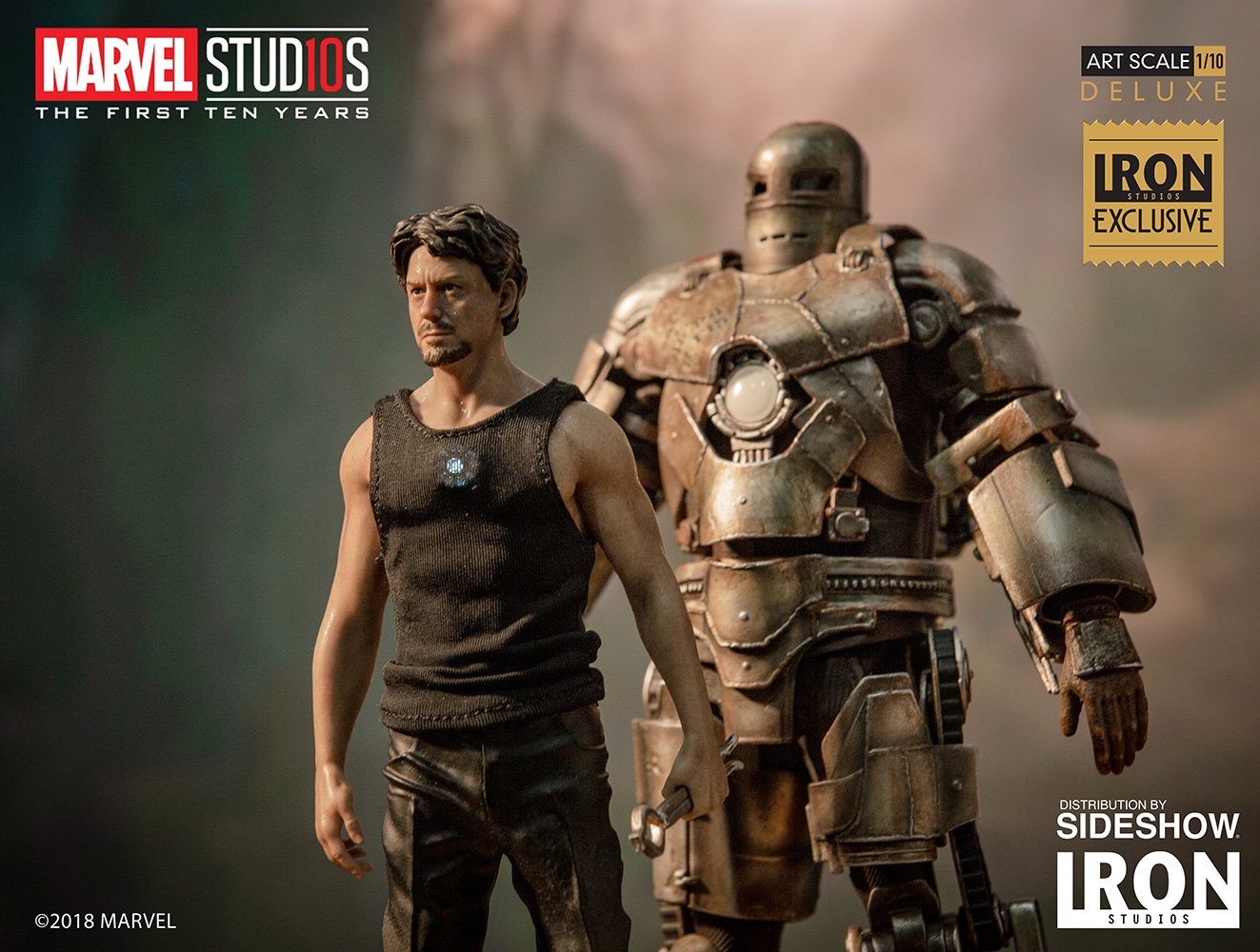 Tony Stark and Iron Man Mark I Statue (Con Exclusive) - Comic Concepts