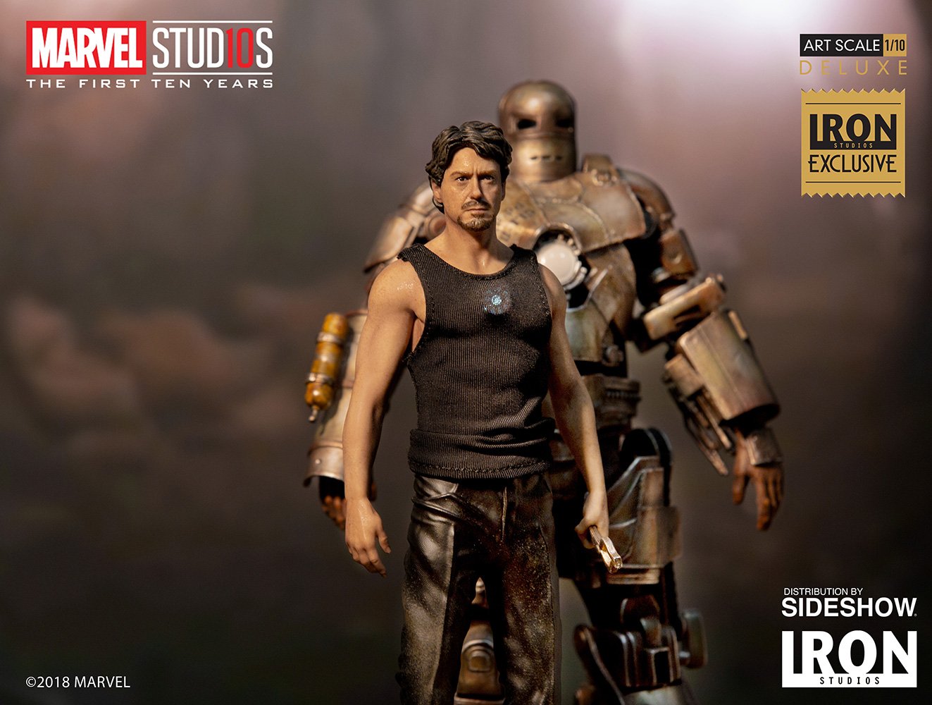 Tony Stark and Iron Man Mark I Statue (Con Exclusive) - Comic Concepts