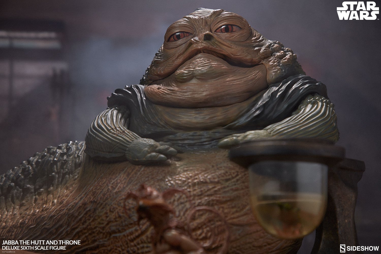 Jabba The Hutt and Throne Sixth Scale Figure Deluxe - Comic Concepts