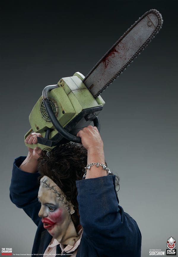 Leatherface Pretty Woman Mask Statue - Comic Concepts