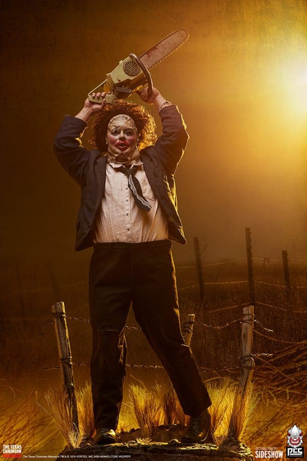 Leatherface Pretty Woman Mask Statue - Comic Concepts