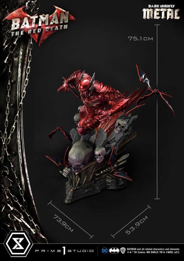 Prime 1 Studio Dark Nights Metal The Red Death Statue - Comic Concepts