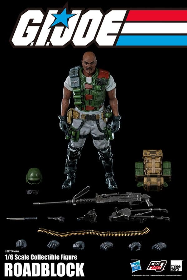 G.I. Joe Roadblock Sixth Scale Figure – Comic Concepts